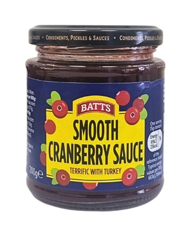 Batts Smooth Cranberry Sauce 200g – BB4Foods